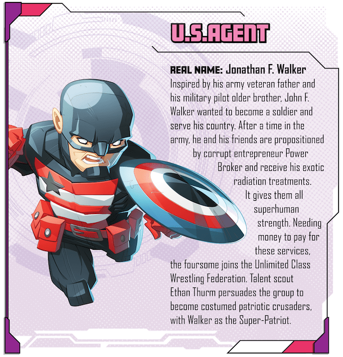 Curation Crew - Reformed Villains (US Agent and Darkchilde) | Marvel United